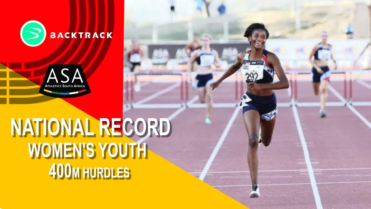 Gontse Morake u/18 400mh final New SA Youth Record - YouTube
