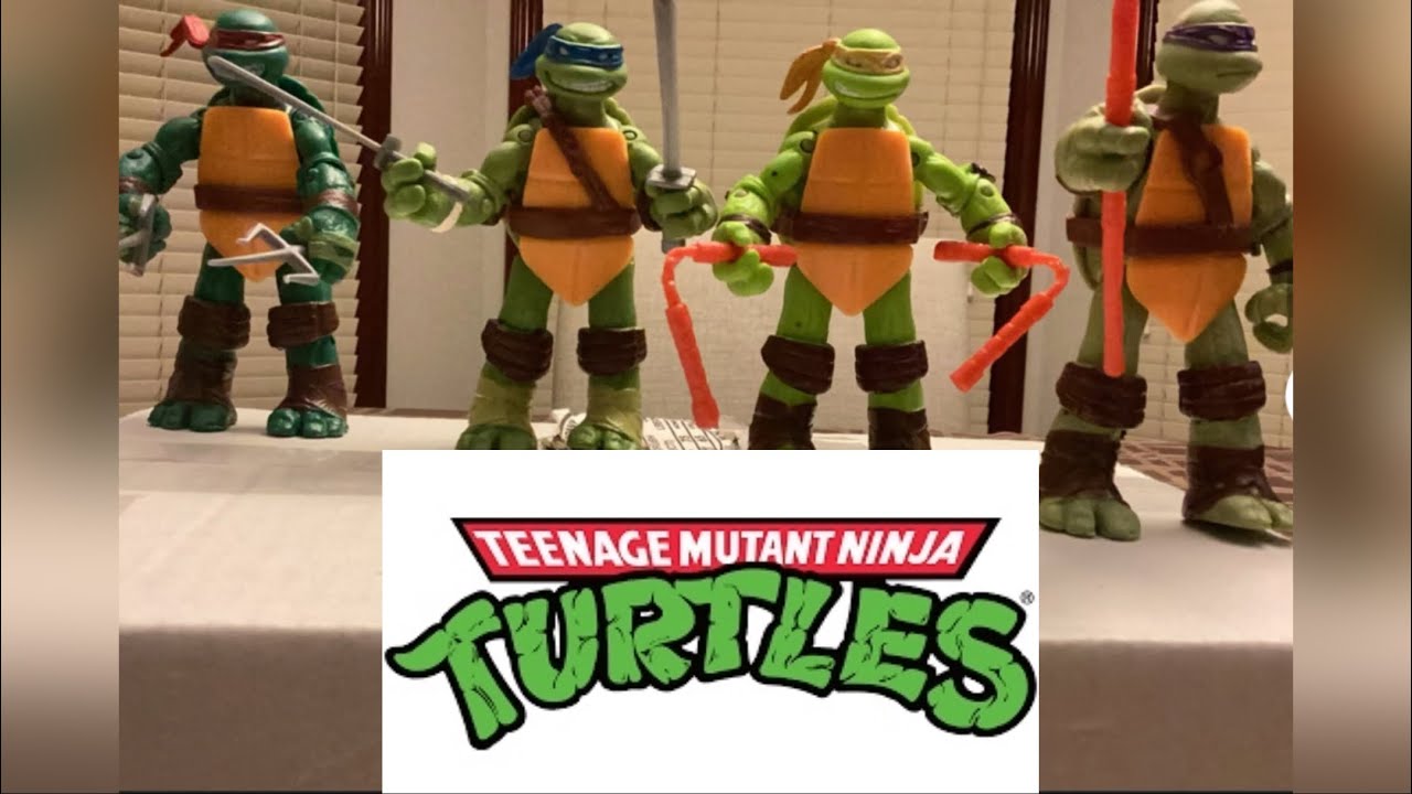 Teenage mutant ninja turtles 🐢 stop Motion episode - 1 a new beginning ...
