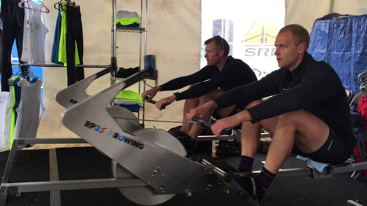 Good rowing acceleration from Mahe Drysdale and Sebastian Peter with ...