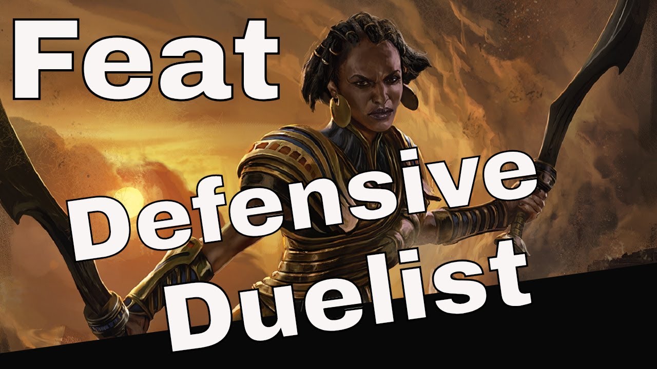 D&D (5e): Defensive Duelist Feat - YouTube