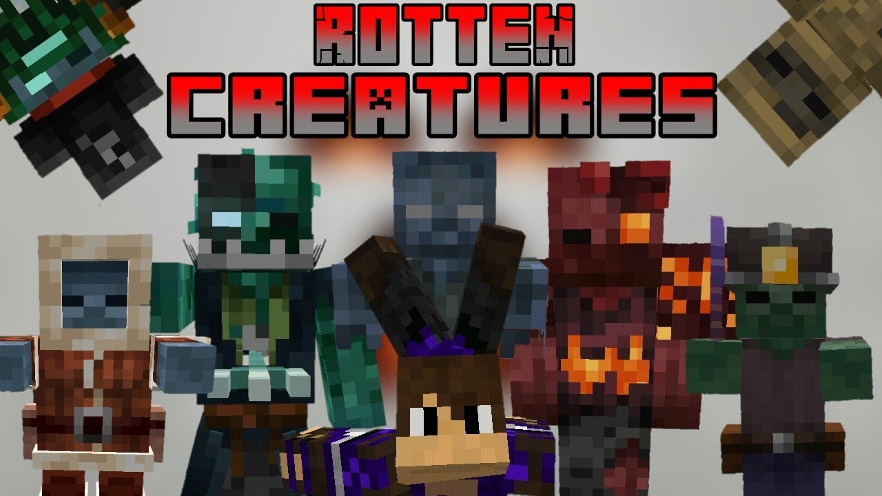 Rotten Creatures / Más mobs addon ara minecraft pe 1.17 [FlechaPh9 ...