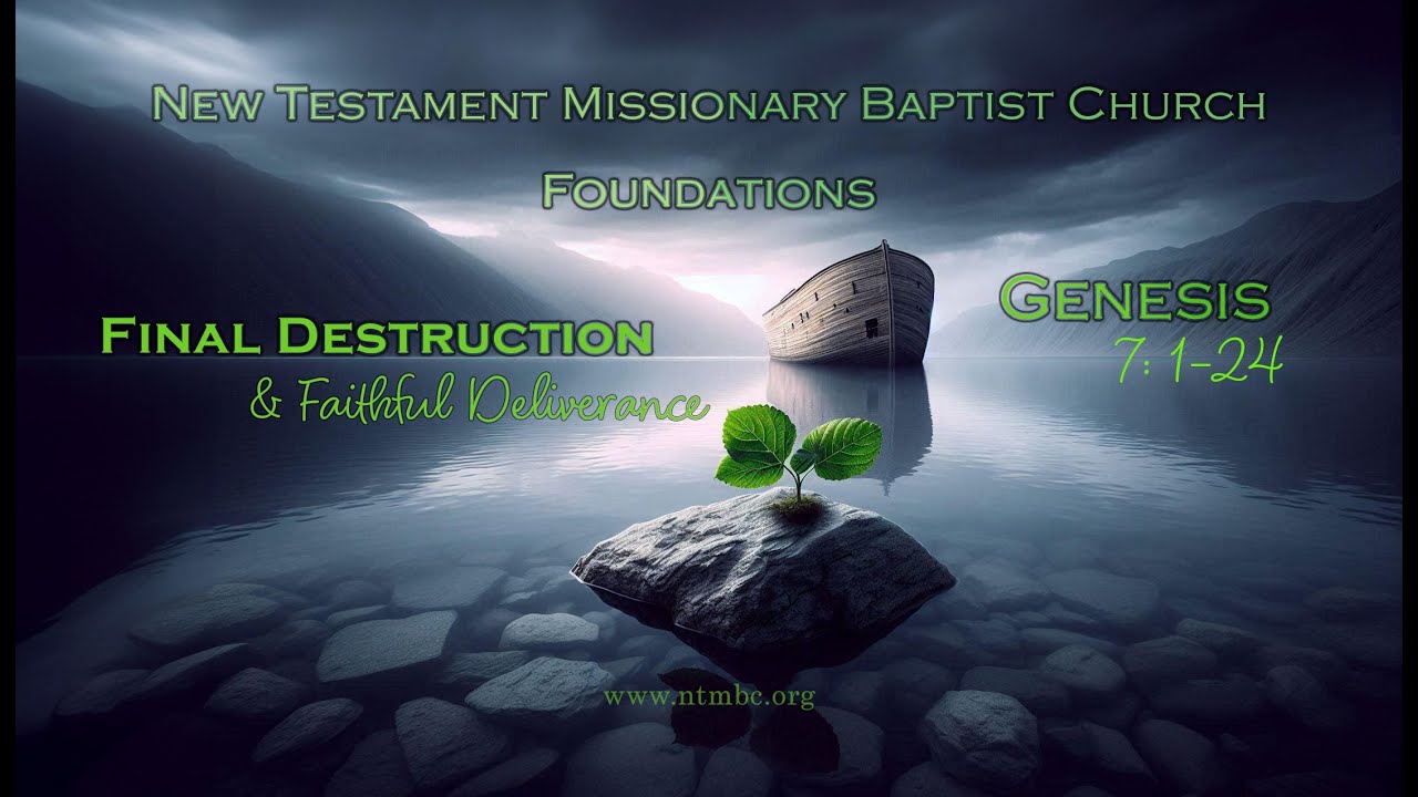 Foundations | Genesis 7 Final Destruction & Faithful Deliverance (Sermon) - YouTube