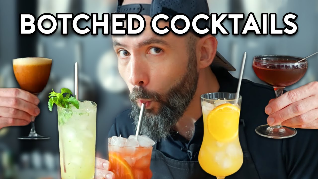 The Wrong vs. Right Way to Make Cocktails | Botched by Babish - YouTube