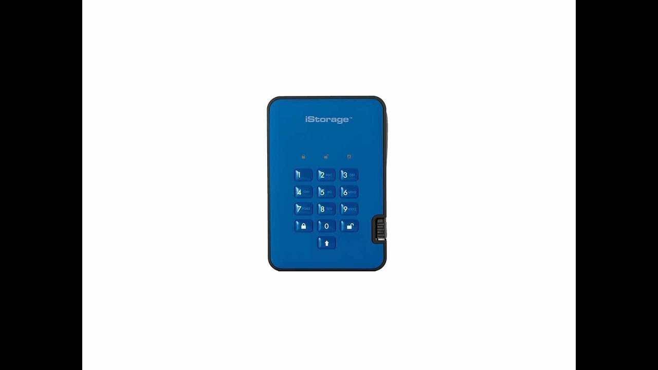 iStorage diskAshur2 512GB Hardware Encrypted Portable SSD Review - YouTube