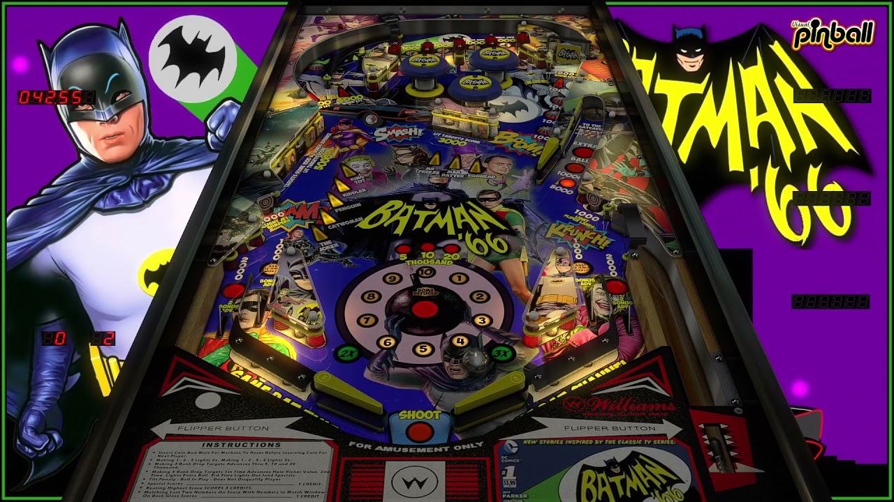 Batman '66 (Original 2018) | Visual Pinball X | Table Snapshot (Desktop ...