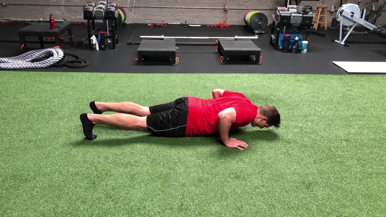 Plyometric Push Up with Reset at Bottom - Non Continuous - YouTube