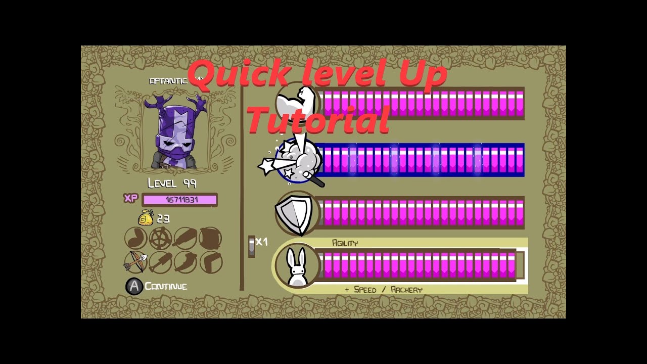 Castle Crashers Remaster: Nintendo Switch Quick Level Up Tutorial - YouTube