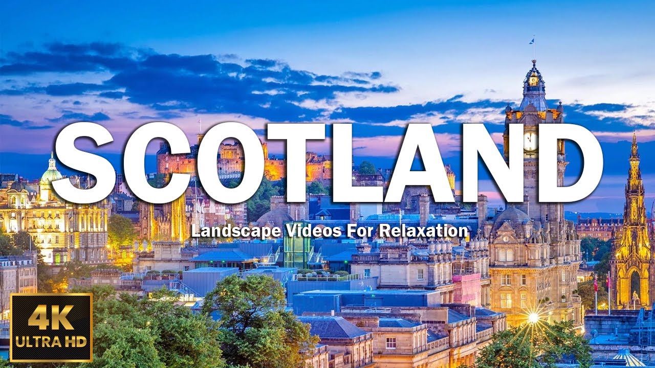 FLYING OVER SCOTLAND AND RELAXING WITH MUSIC [4K Video] - Beautiful ...