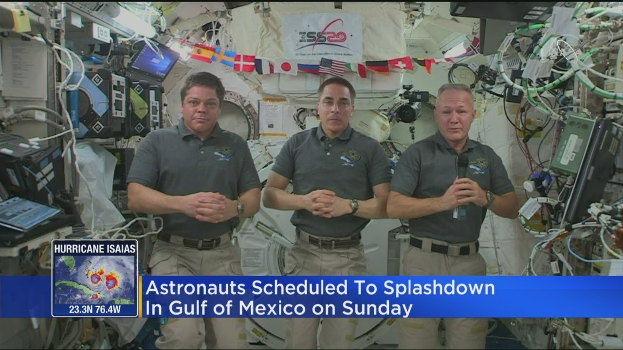 Spacex Set To Bring NASA Astronauts Home From Historic Mission (Weather ...