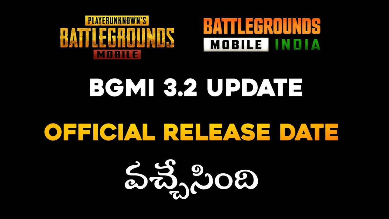 Bgmi 3.2 Update Official release date వచ్చేసింది | Pubg mobile and Bgmi ...