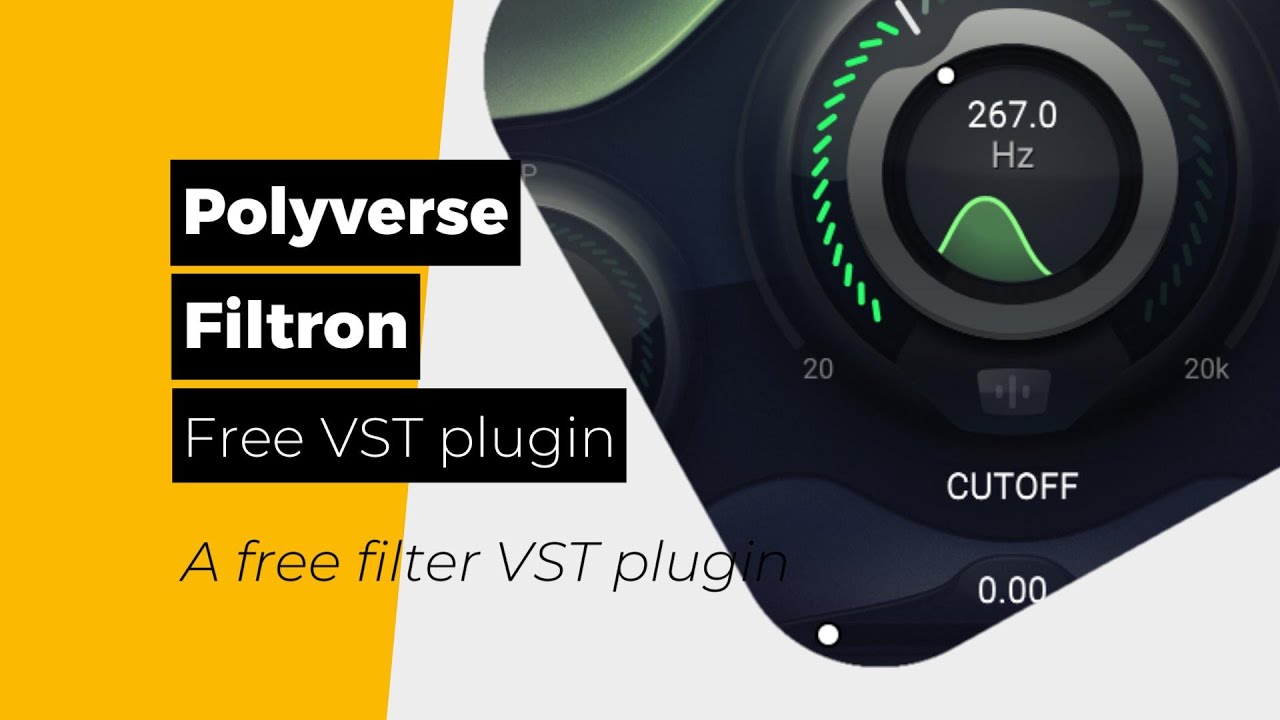 Filtron by Polyverse - A free filter VST plugin - Walkthrough - YouTube