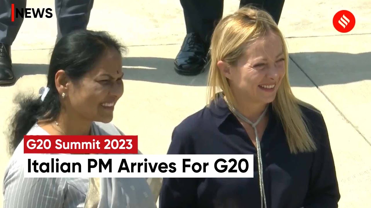 G20 Summit 2023: Italian PM Giorgia Meloni Arrives In India For G20 ...