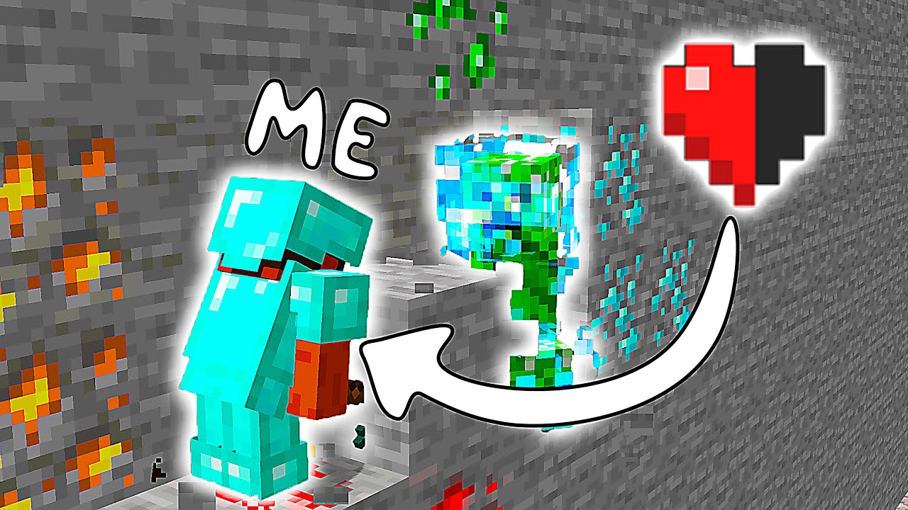 Average Minecraft Player VS Half a Heart - YouTube