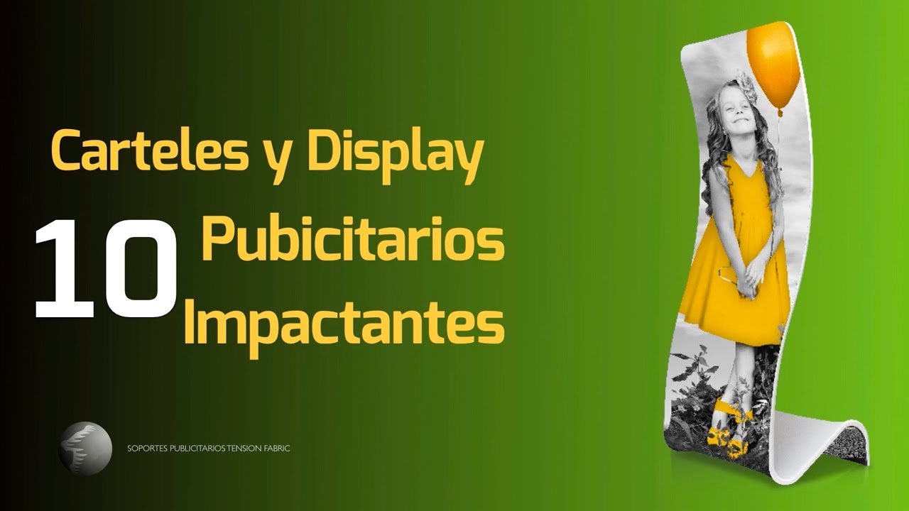 10 carteles display publicitarios impactantes - YouTube
