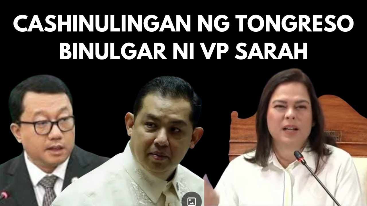 CASHSINUNGALINGAN NG TONGRESO BINULGAR NI VP SARAH/ BUM@STOS NA PULIS ...