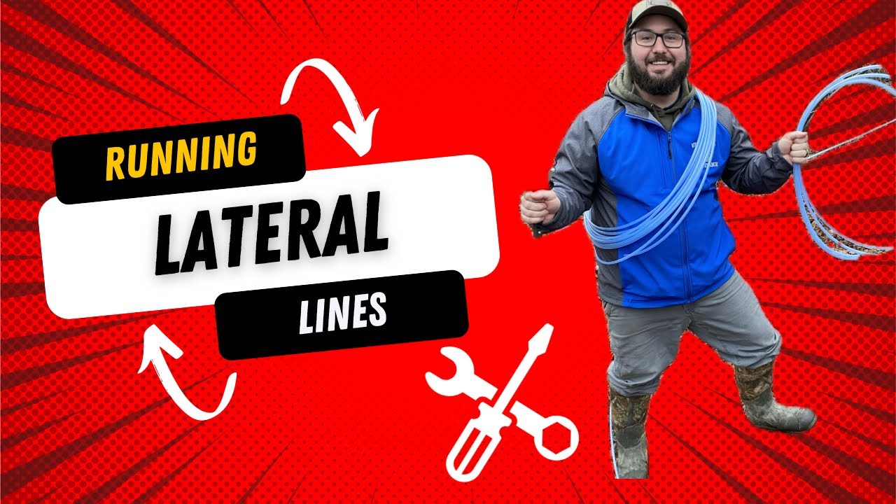 Gravity Tubing Sap Collection Pt 2- Running 3/16 Lateral Lines - YouTube