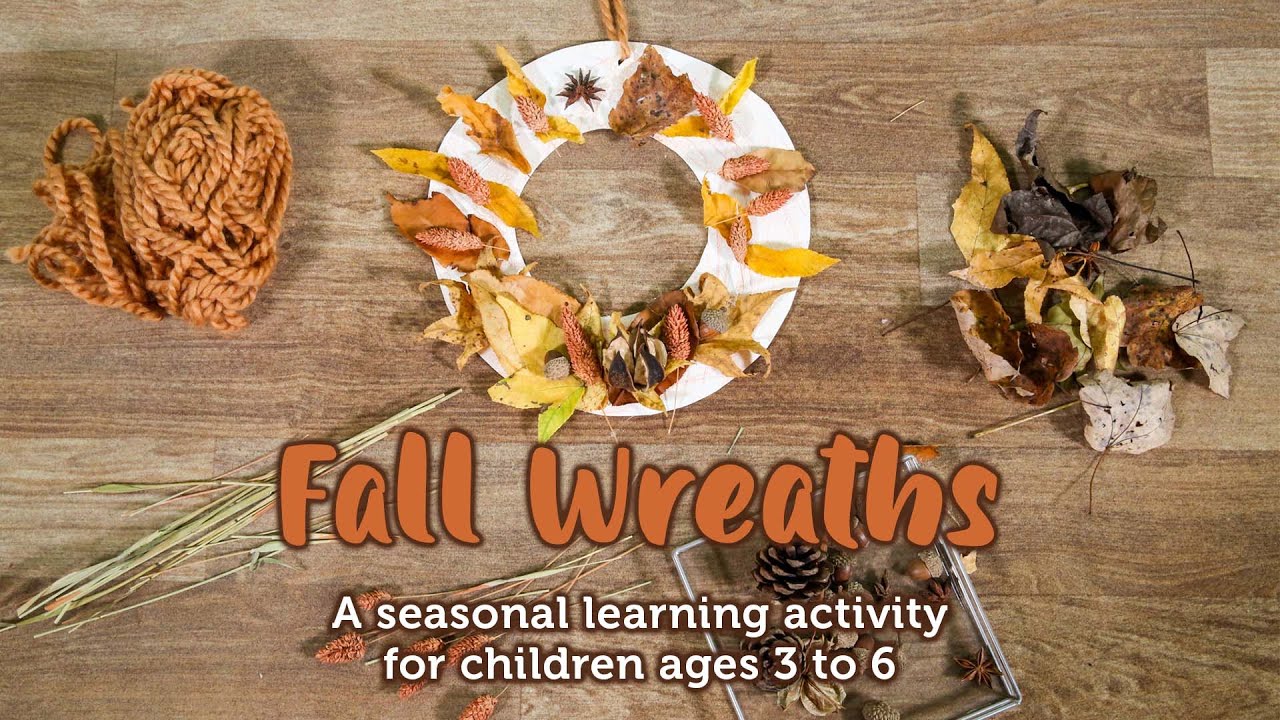 Fall Wreaths | A Seasonal Science Activity - YouTube