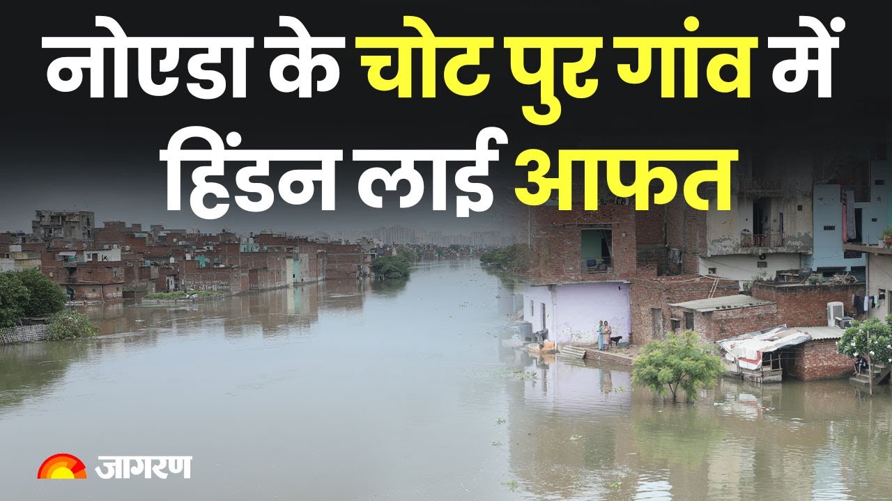 Noida Flood News: नोएडा के चोट पुर गांव में हिंडन लाई आफत | Hindon ...
