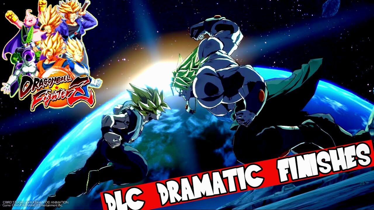 #DBFZ Dragon Ball FighterZ All DLC Dramatic Finishes | Gogeta, Broly ...