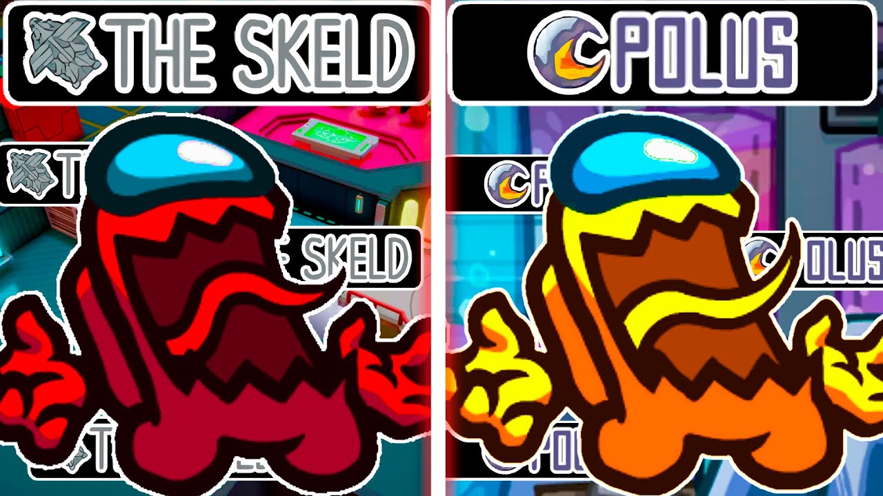 Among Us Hide N Seek (Skeld Map & Polus Map) - ONLY Hider Gameplay ...