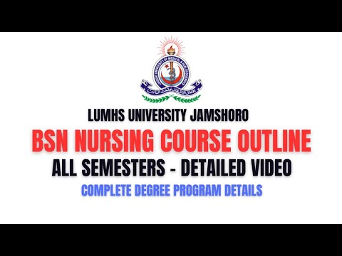 Bsn nursing Course Outlines | people school of nursing Jamshoro | PNC ...