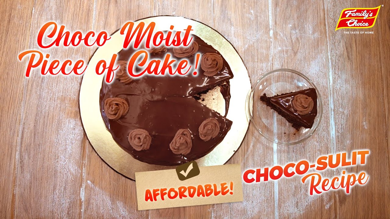 Choco Moist Piece of Cake Choco Sulit Recipe | With Tips and Costing ...