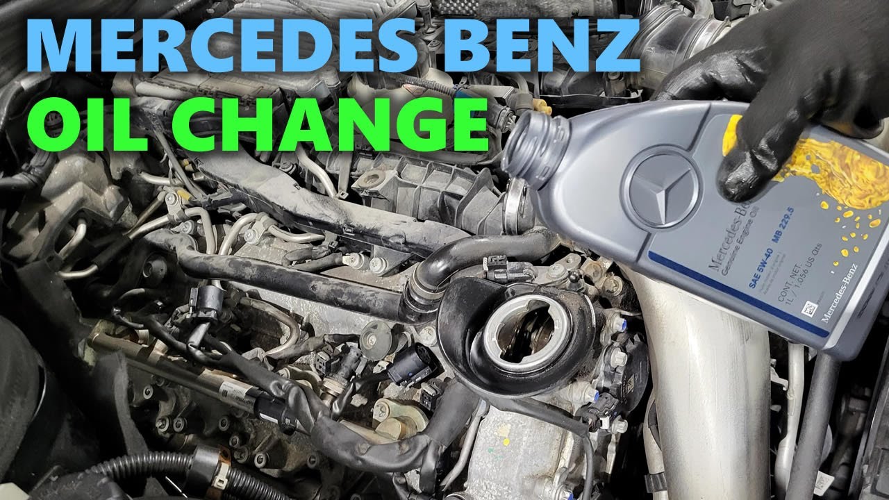 Mercedes-Benz Oil Change DIY (C-Class, E-Class, S-Class, ML, GL) | The ...
