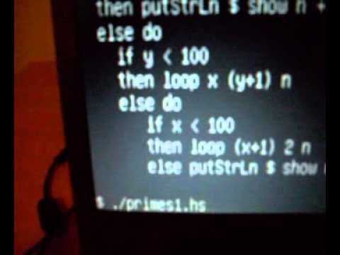 Haskell Program identifying if a number is Prime - YouTube