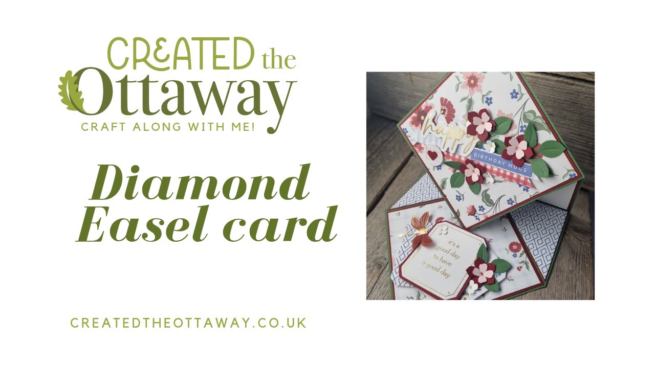 How to Make a Diamond Easel Card | Fun & Easy Cardmaking Tutorial for ...