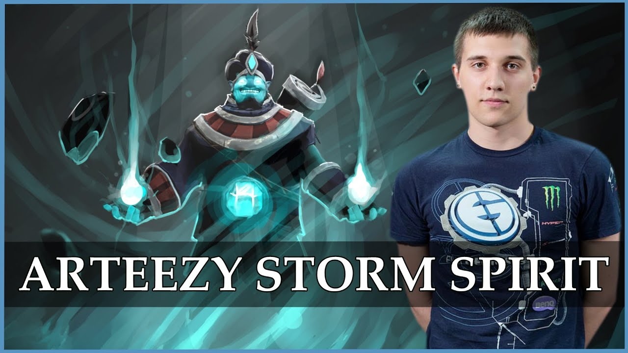 Team Secret Arteezy Storm Spirit gameplay - Ranked Match - YouTube