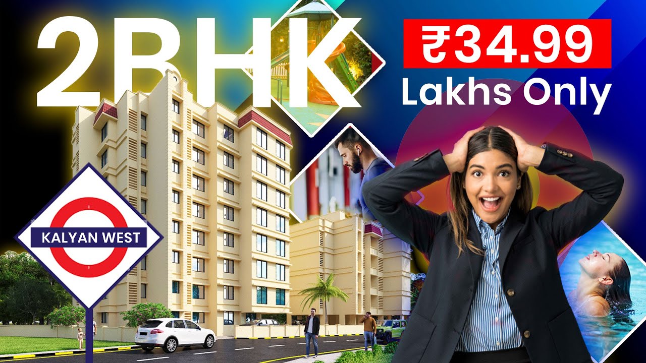 😱2 BHK @34.99L All In🔥🔥Kalyan West | Flower Valley | 2 BHK Flat for ...