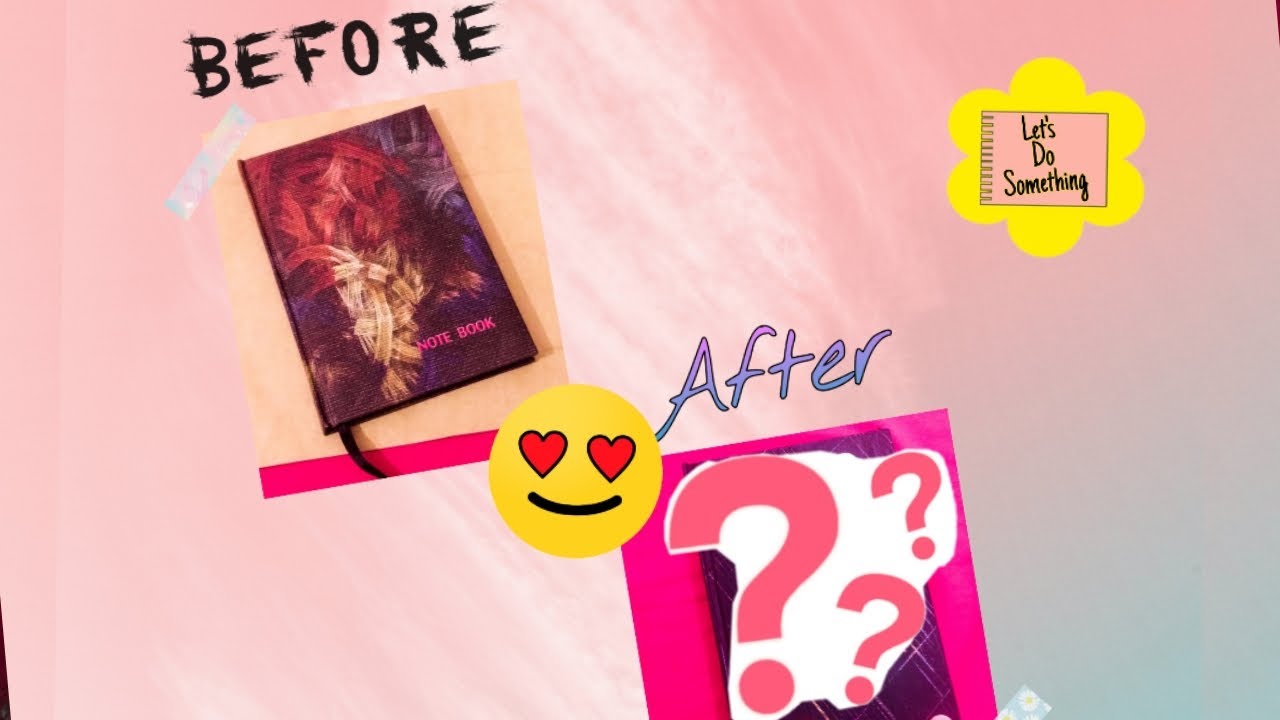 Turning a boring journal cover into something interesting। Crafts ...