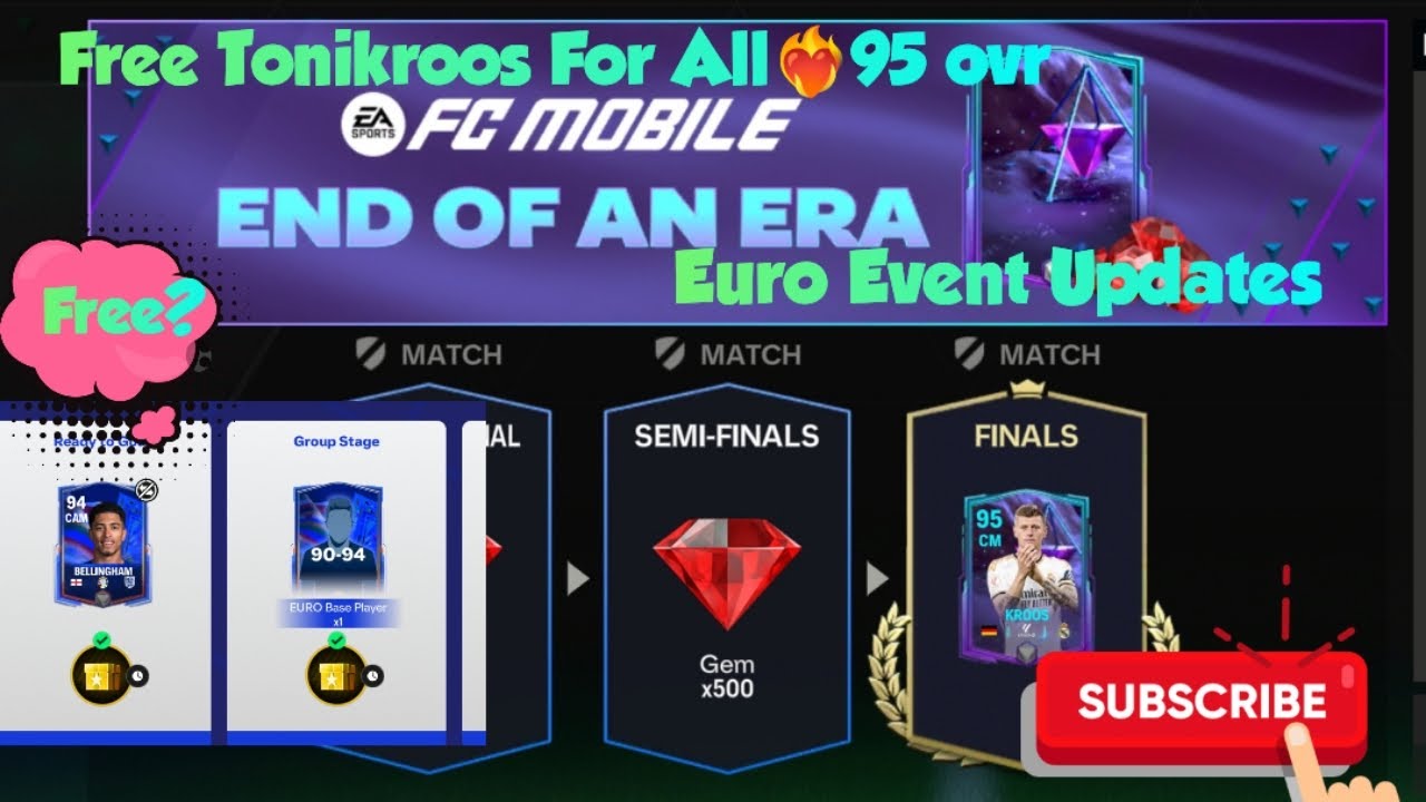 How to complete Euro Event In fc mobile And Free Toni kroos In ...
