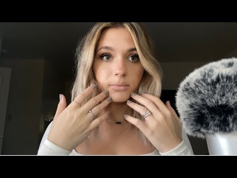 ASMR| Tracing My Face/ Close Whisper Ramble/ Personal Attention - YouTube