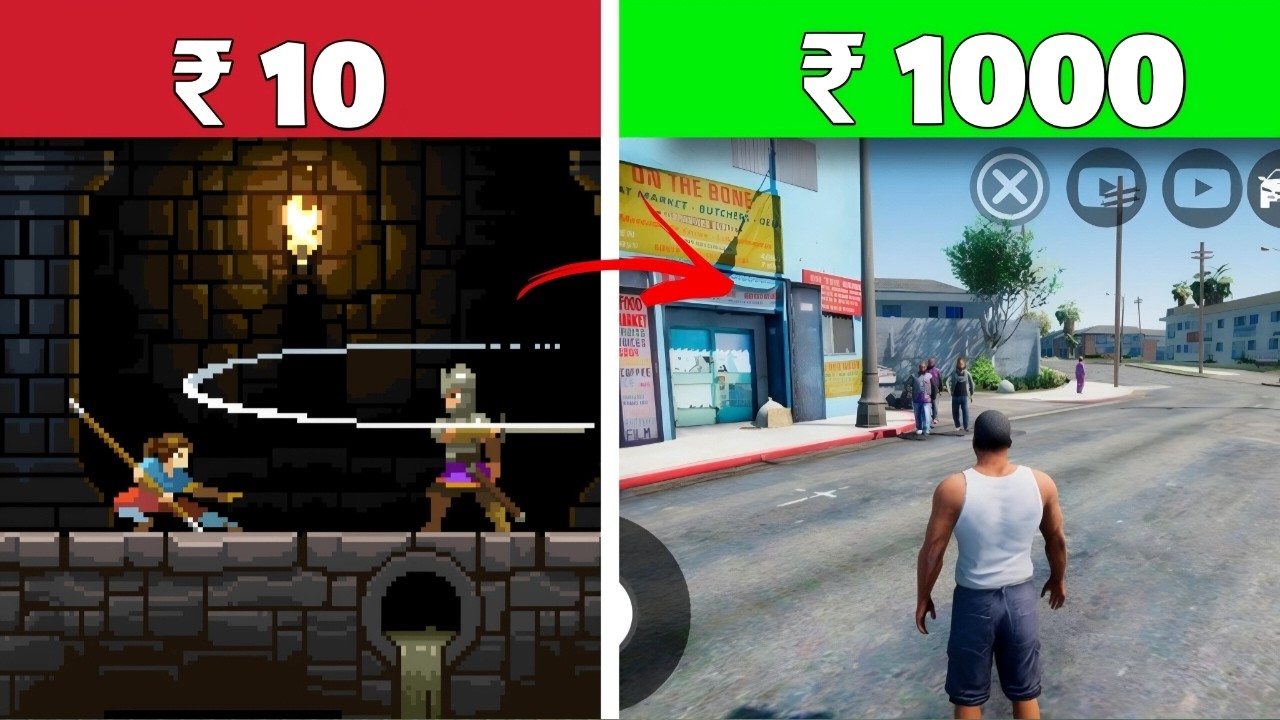 I play ₹1 vs ₹1000 games in playstore 🤔 - YouTube