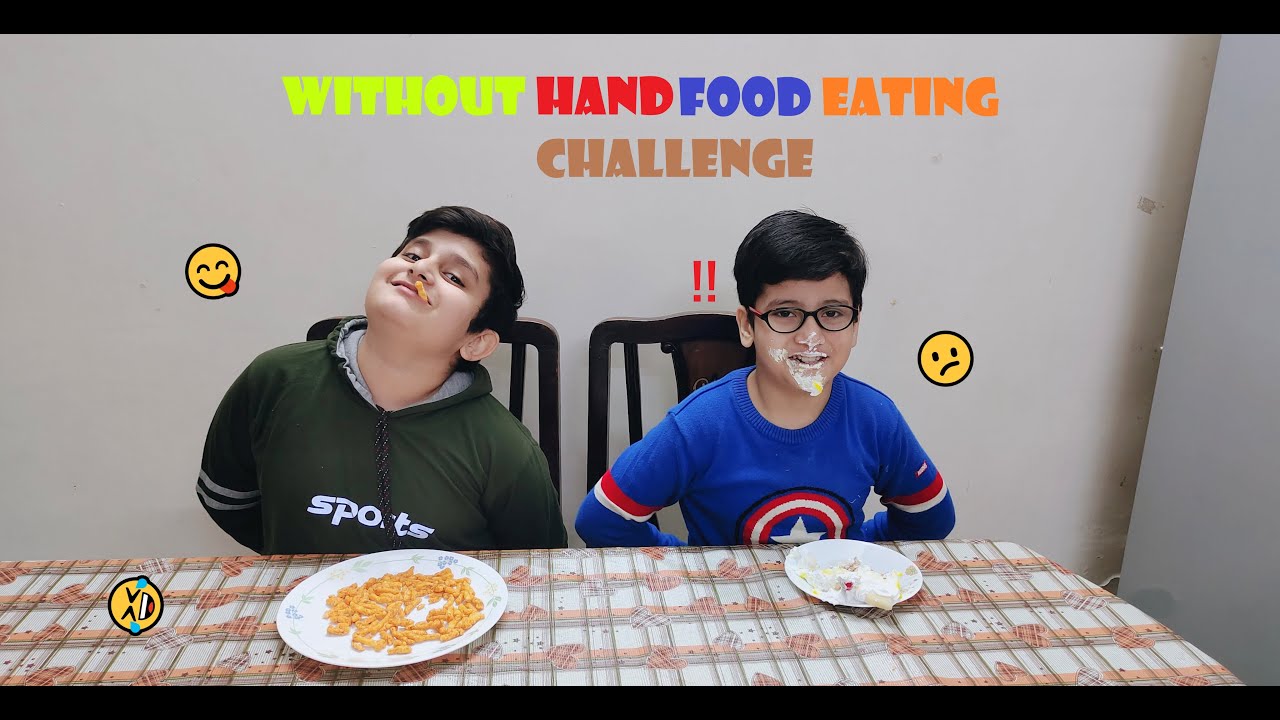 Without hand eating challenge 🤣🤣😂[Food Eating Challenge] - YouTube