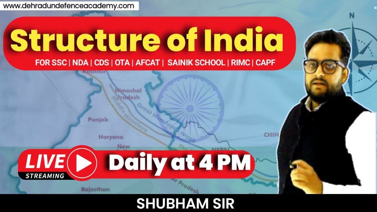 STRUCTURE OF INDIA | INTRODUCTION TO INDIAN GEOGRAPHY PART -3 - YouTube
