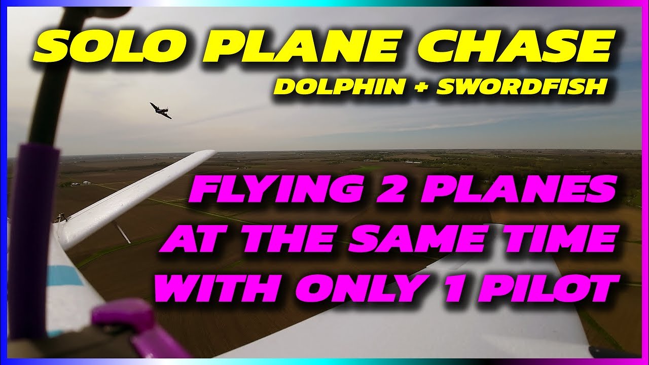 Solo Plane Chase! Flying 2 Planes At The Same Time With Only 1 Pilot ...