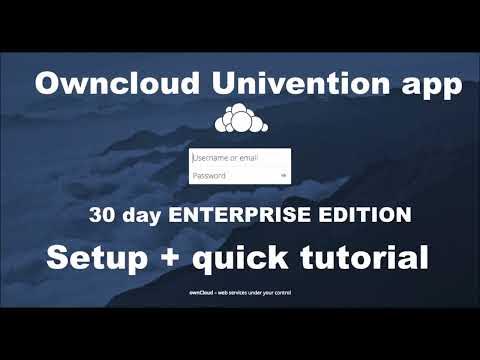 Owncloud Univention Corporate Server - Install tutorial and some tips - YouTube