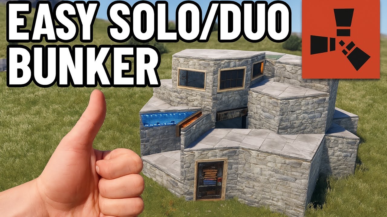 The SPPAROW bunker base!! RUST - YouTube