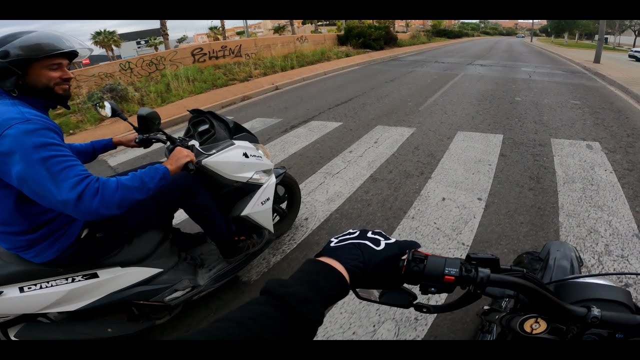 Ebmx 72v Full Modded Surron Vs 125cc Scooter Youtube