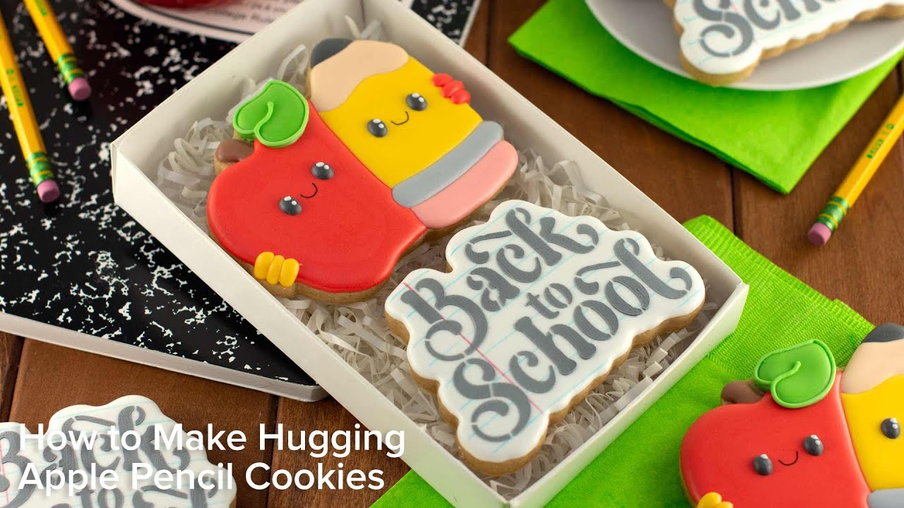 Decorate a Back to School Cookie Set | Cookie Decorating with Royal ...