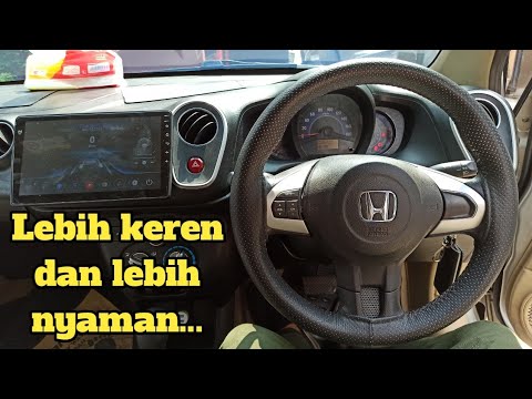 Honda mobilio 2014 ganti head unit android dan tombol stir original RS ...