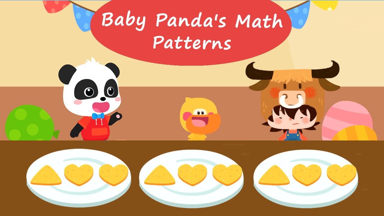 Baby Panda's World Of Math #15 - Learn About Patterns with Kiki and ...