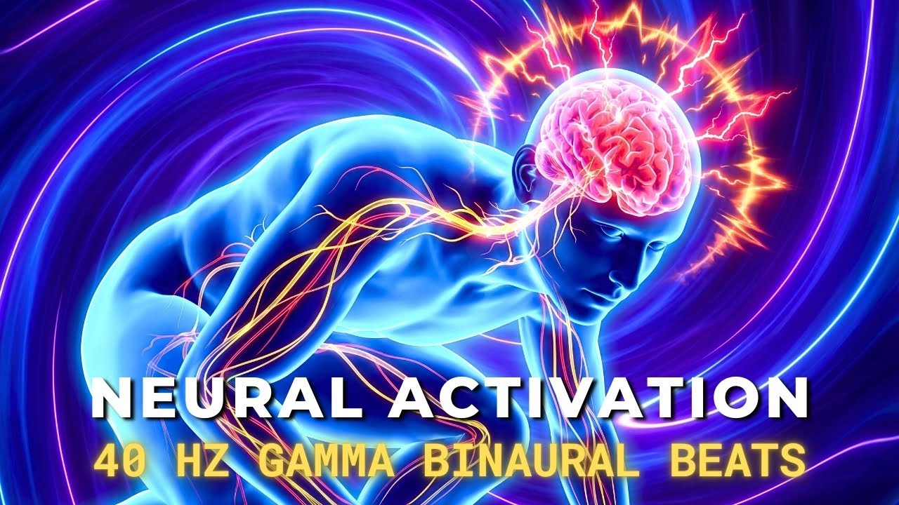 Neural Activation & Brain Massage with 40 Hz Gamma Binaural Beats ...