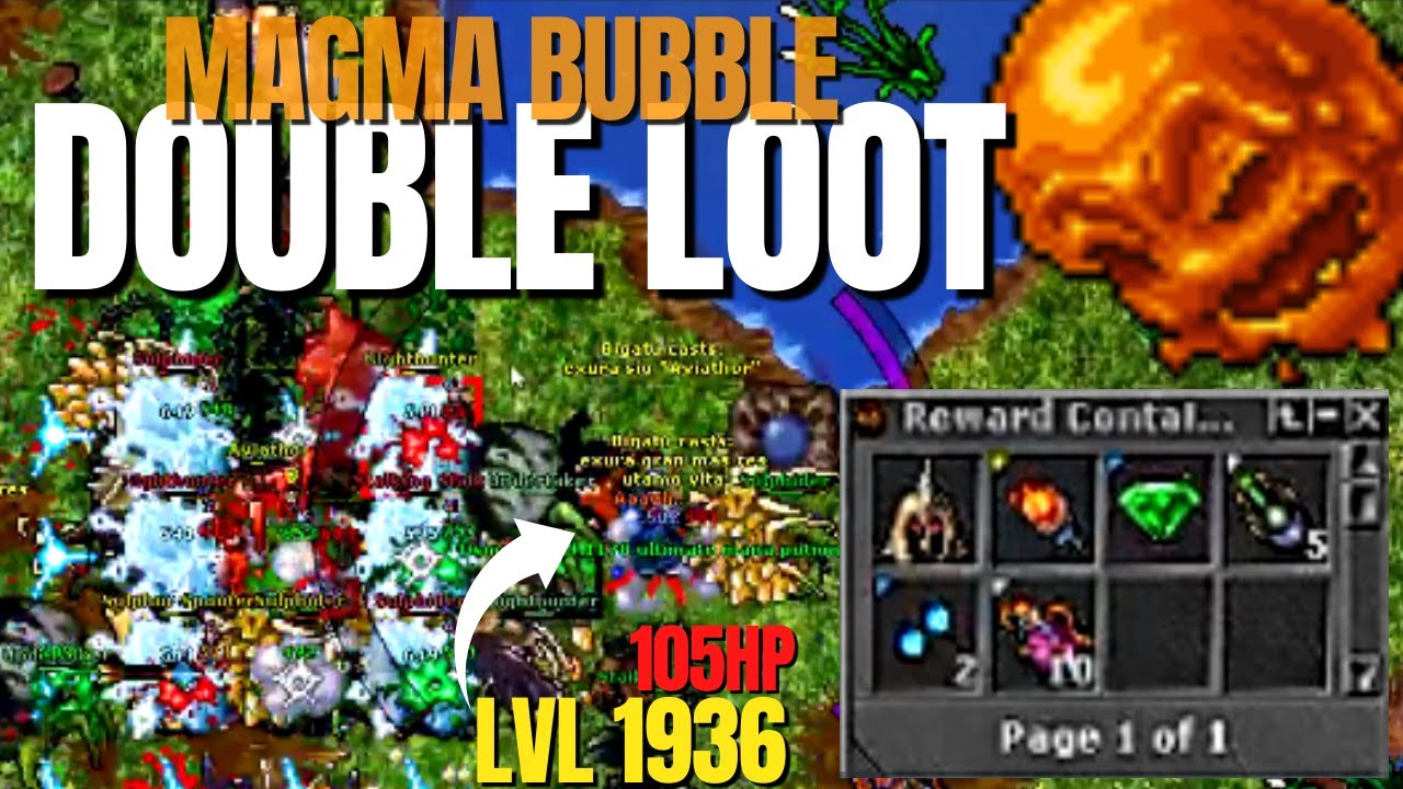 DOUBLE LOOT MAGMA BUBBLE 🤑, LVL 1936 VIU JESUS & ADVANCED TO AXE 136! # ...