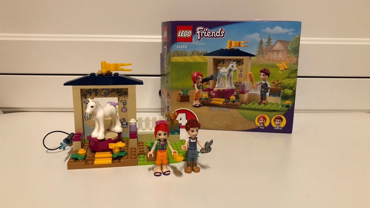 Review Lego Friends “Pony-Washing Stable” (41696) - YouTube