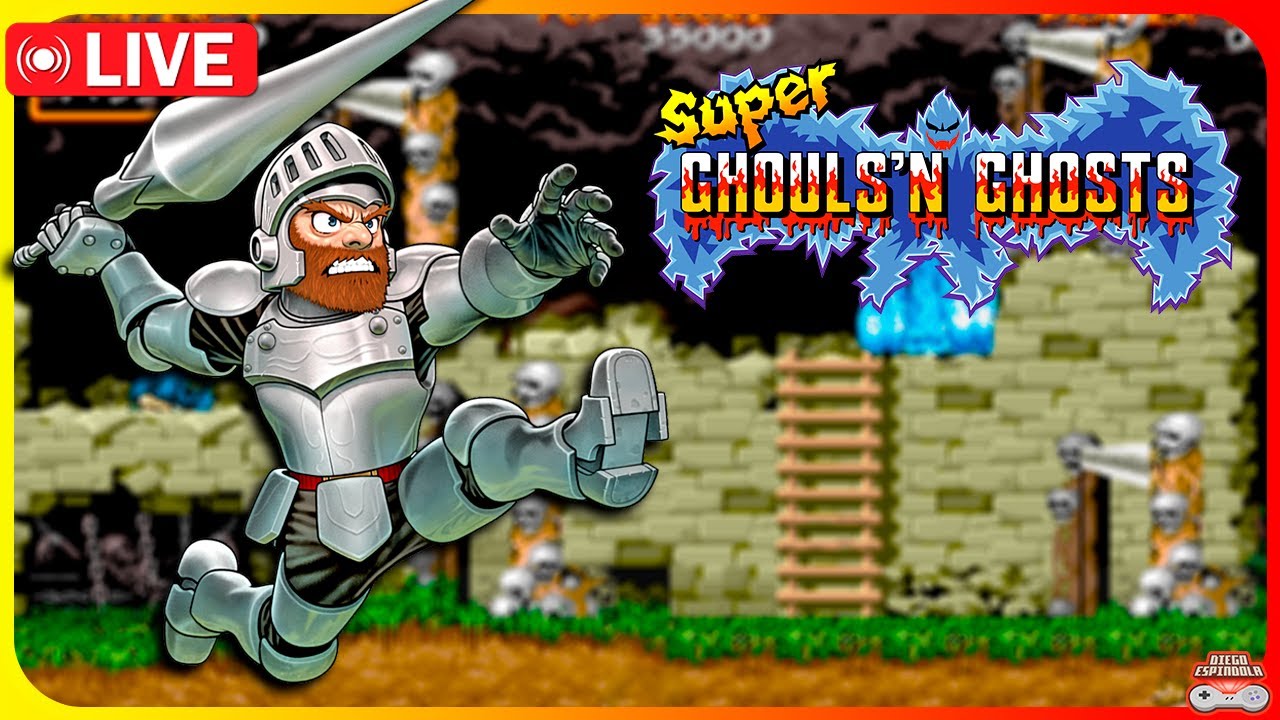 SUPER GHOULS 'N GHOSTS [SNES] - Gameplay AO VIVO Até zerar - YouTube