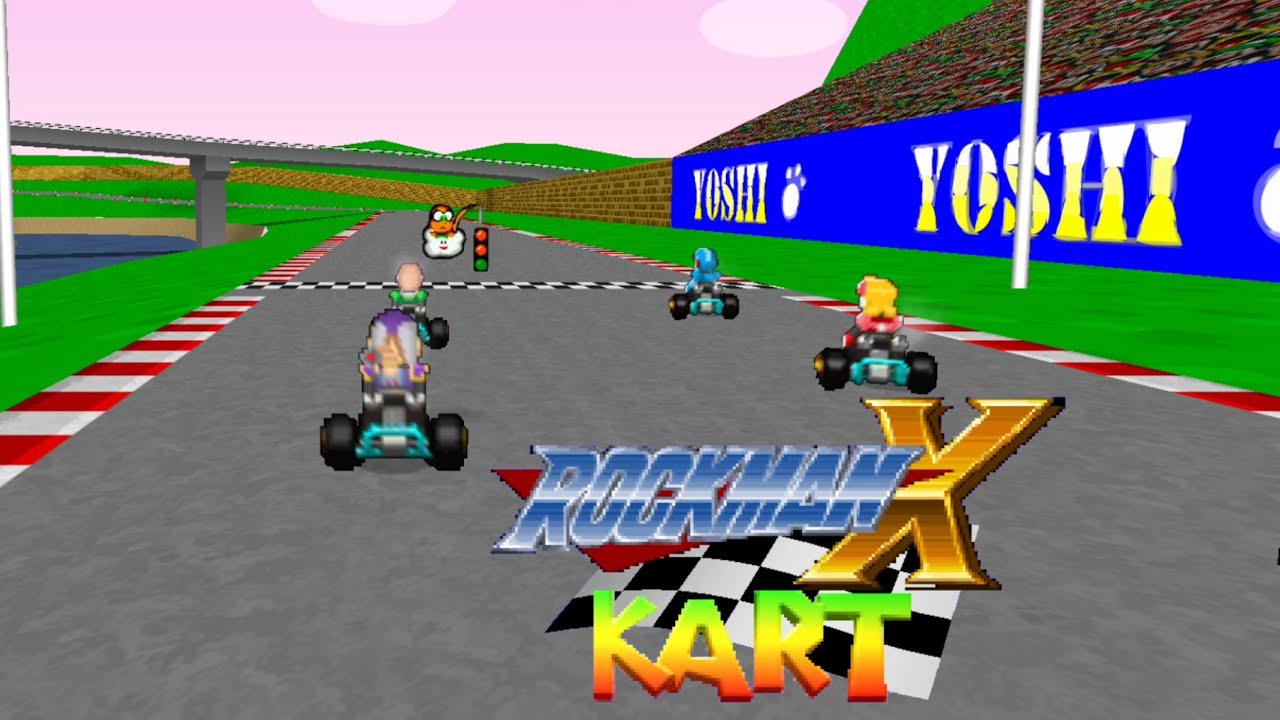 RockMan X Kart 64 WideScreen HD Textures BFrancoins Mode 100cc Vava ...