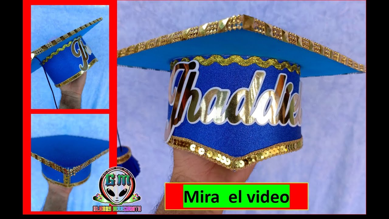 ideas como hacer birretes de graduaciòn 133 gorro de graduaciòn TELA y ...